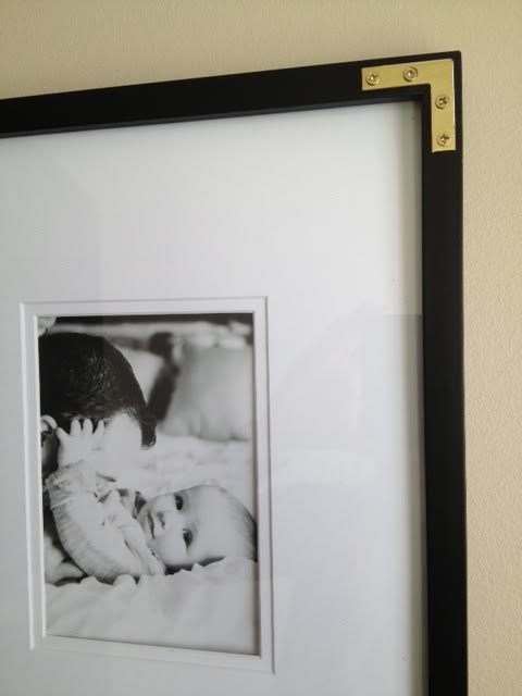 DIY: Campaign style Frame {a touch of bling} - This is our Bliss