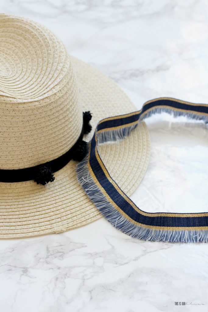 How to Make a Pom Pom Band for Your Sun Hat | This is our Bliss