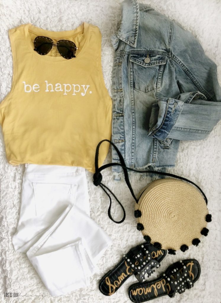 5 Ways to Wear a Graphic Tank Top this Spring | This is our Bliss