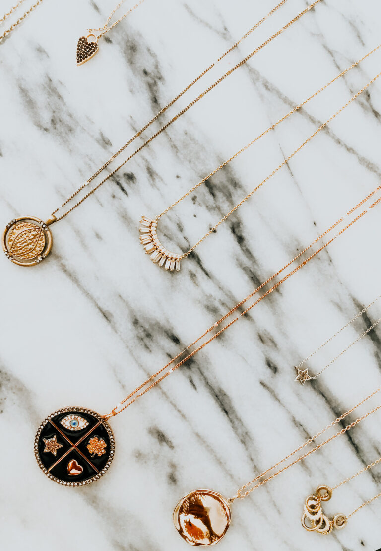 How to Layer Delicate Necklaces - This is our Bliss