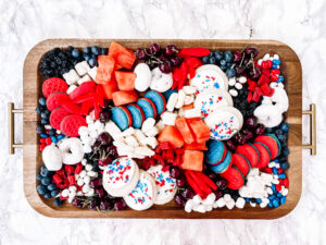 Red, White & Blue Snack Board - This is our Bliss