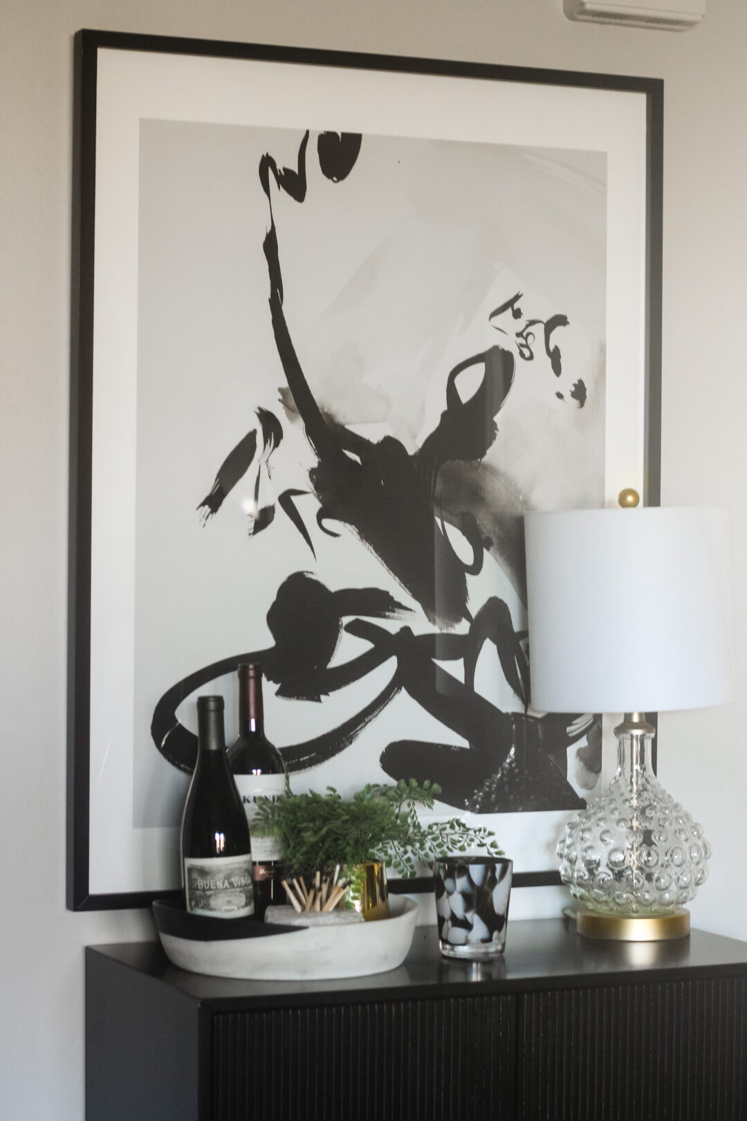 Statement Art + How I Styled our Built-ins - This is our Bliss