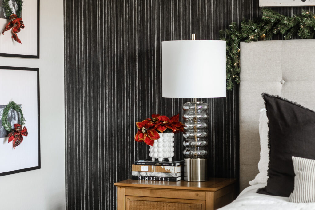 A Very Merry Holiday Home // Primary Bedroom Decorated for Christmas ...