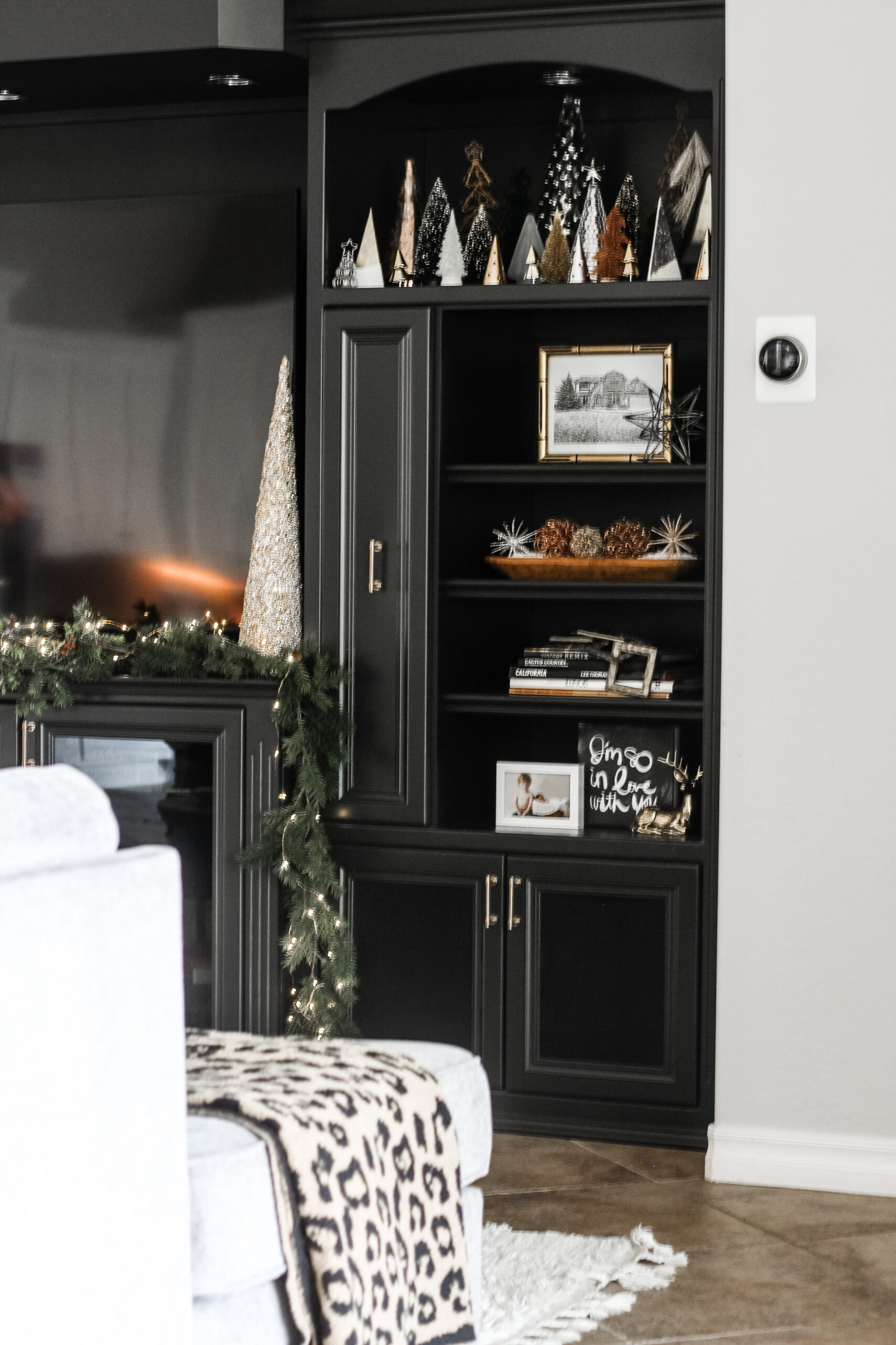 A Very Merry Holiday Home // Christmas Family Room Tour - This is our Bliss