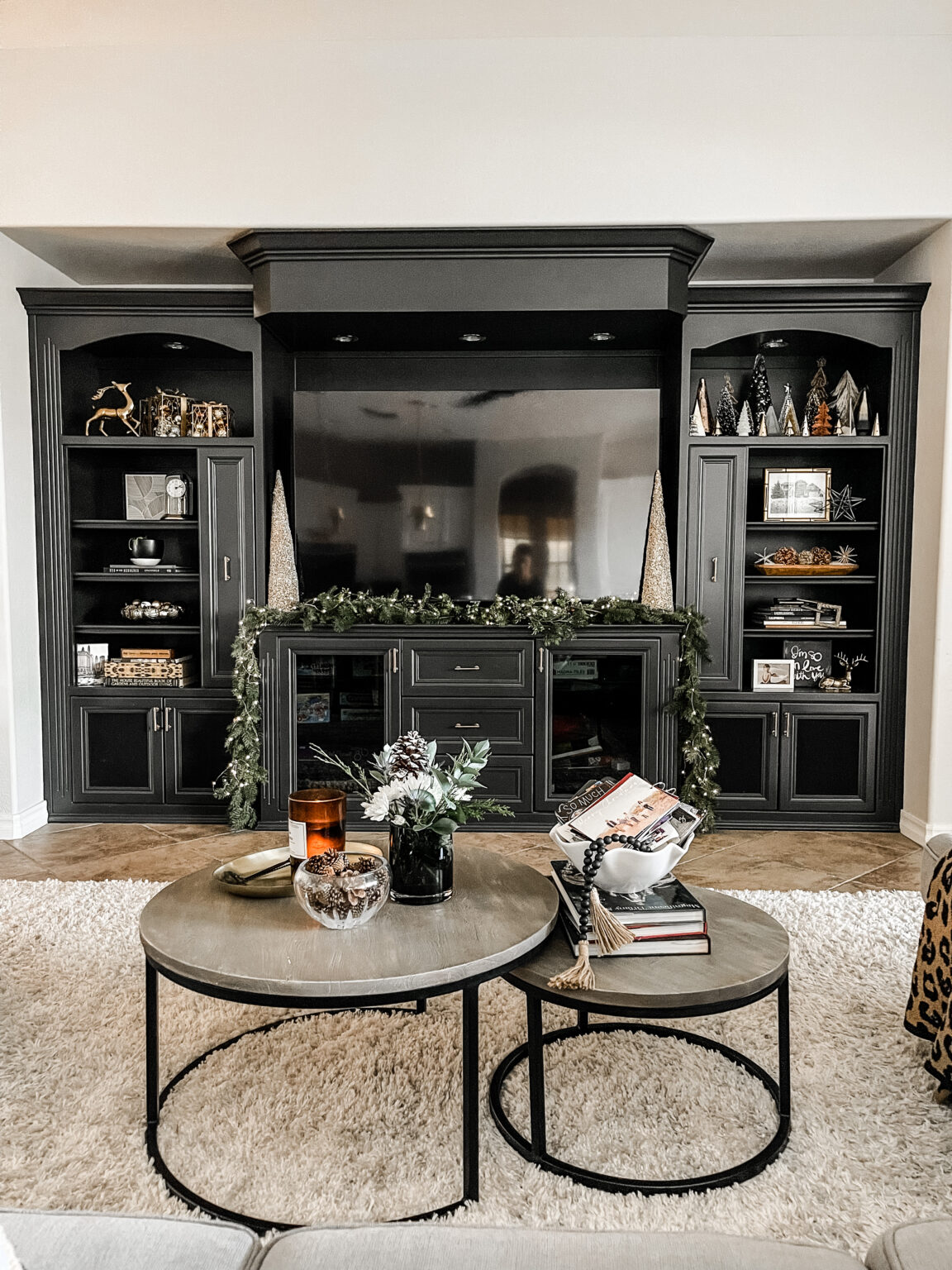 A Very Merry Holiday Home // Christmas Family Room Tour - This is our Bliss