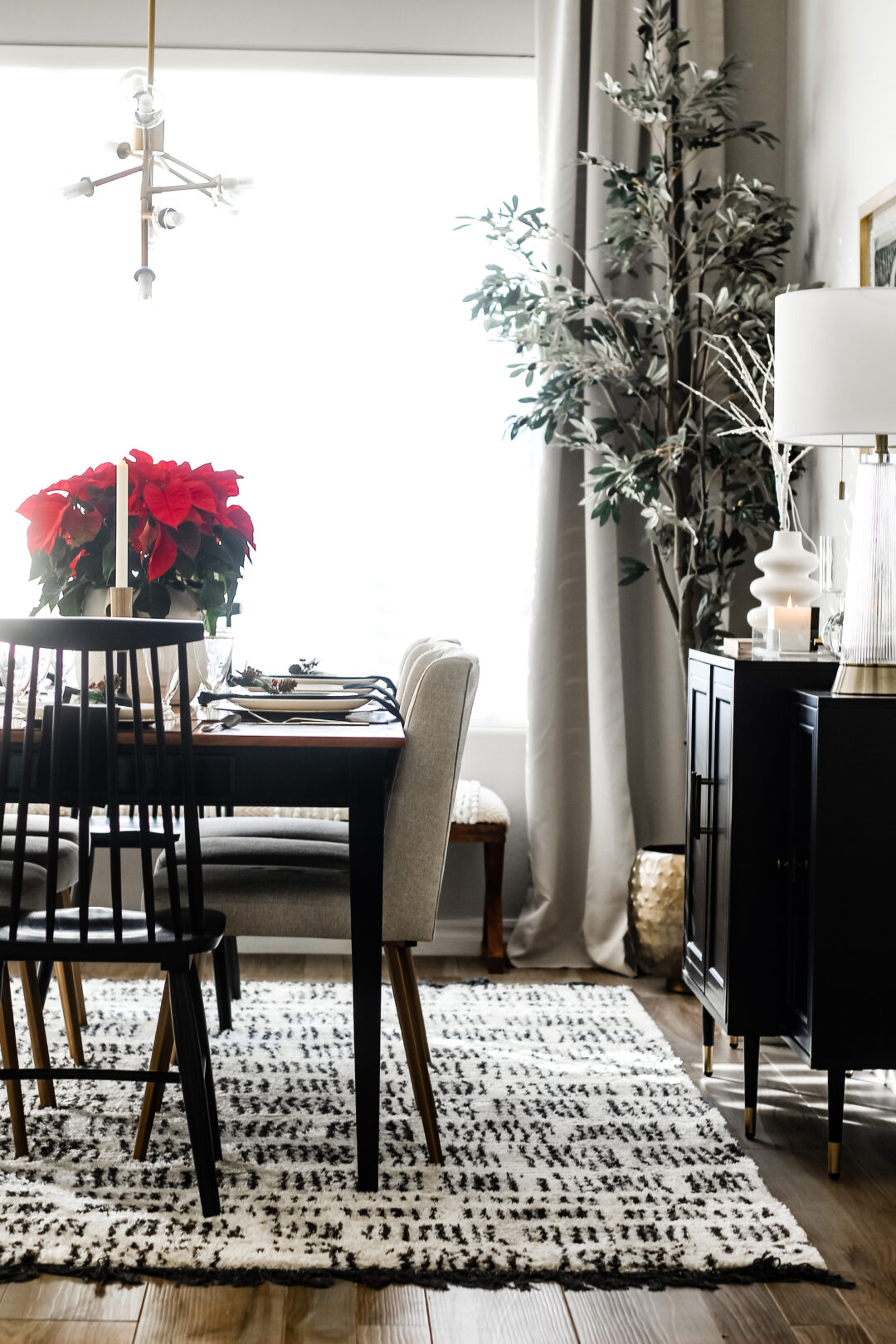 A Very Merry Holiday Home // Christmas Family Room Tour - This is our Bliss