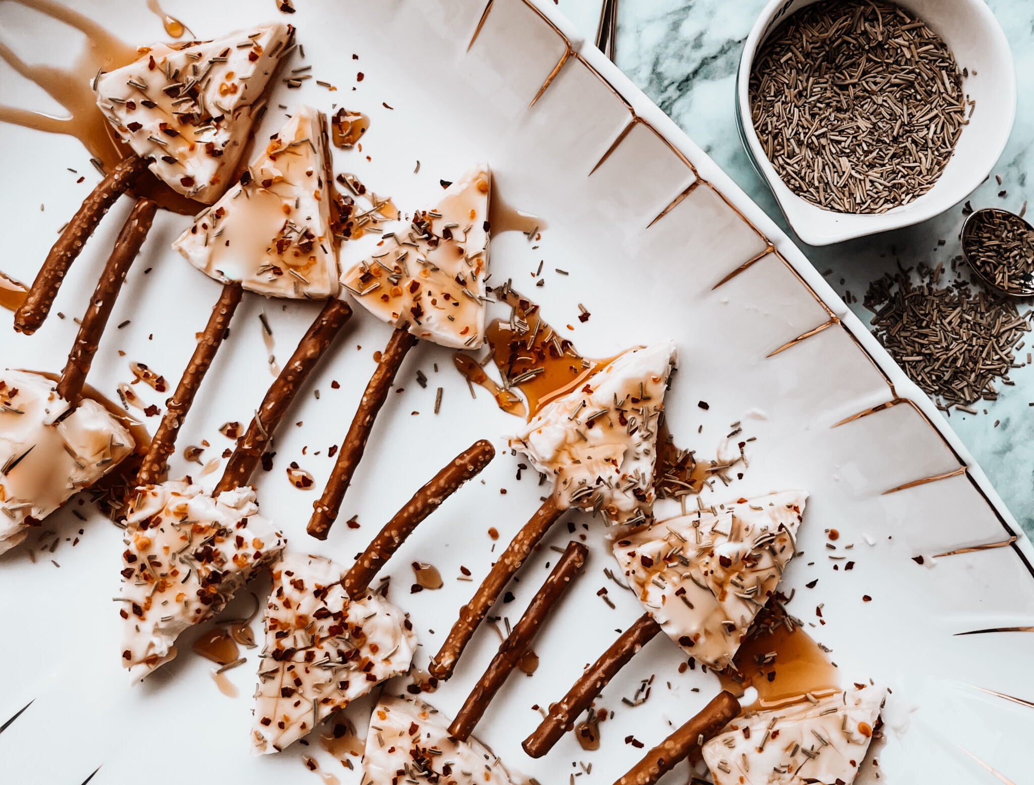 Easy Christmas Cheese Trees // This is our Bliss