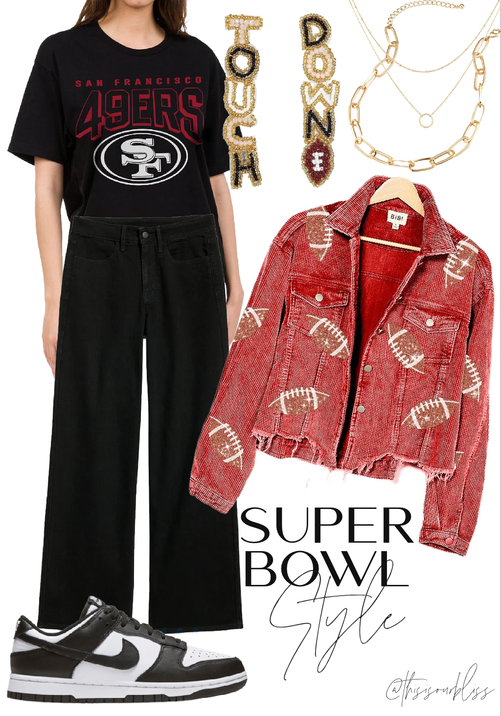 Super Bowl Outfit Ideas // This is our Bliss