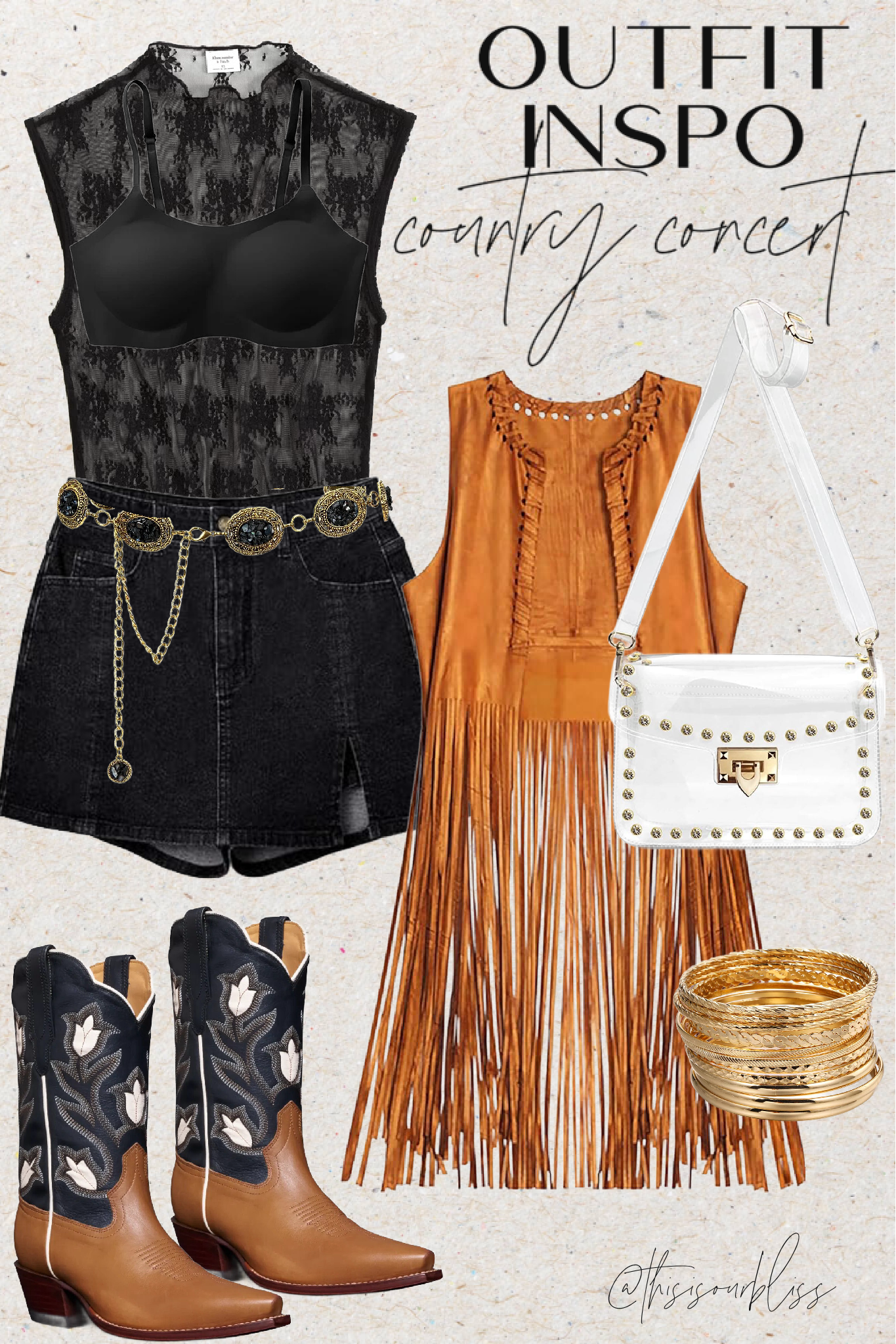 What to Wear to a Country Concert - This is our Bliss