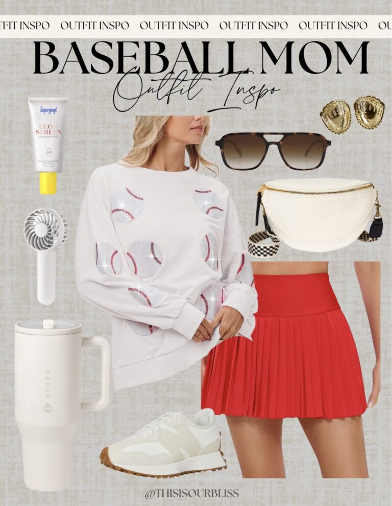 What to Wear to the Ball Field // Baseball Mom Style Guide - This is ...