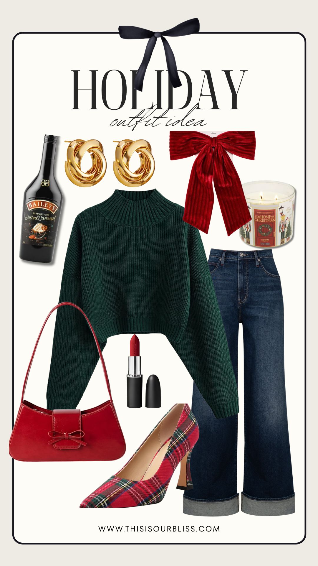 Holiday outfit inspo - elevated casual - This is our Bliss - This is ...