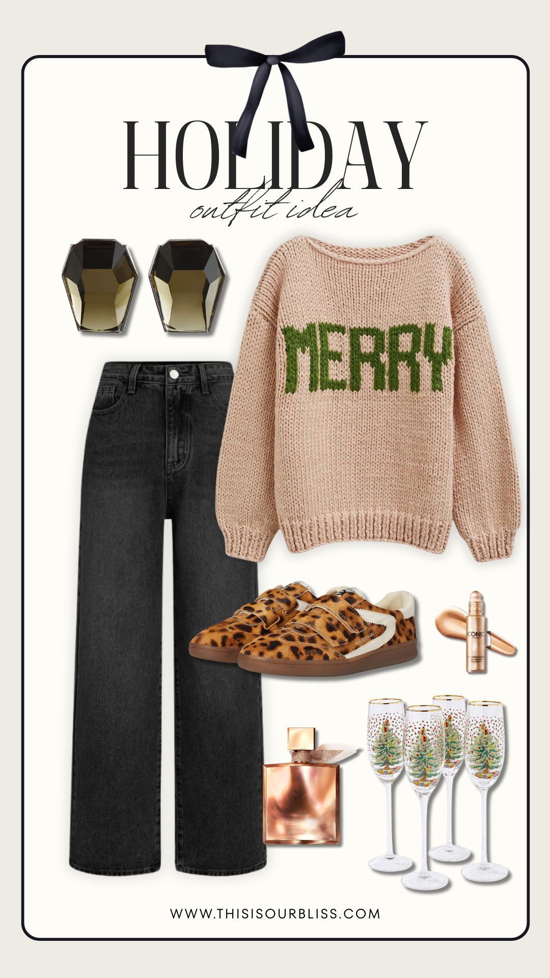Holiday outfit inspo - elevated casual - This is our Bliss - This is ...