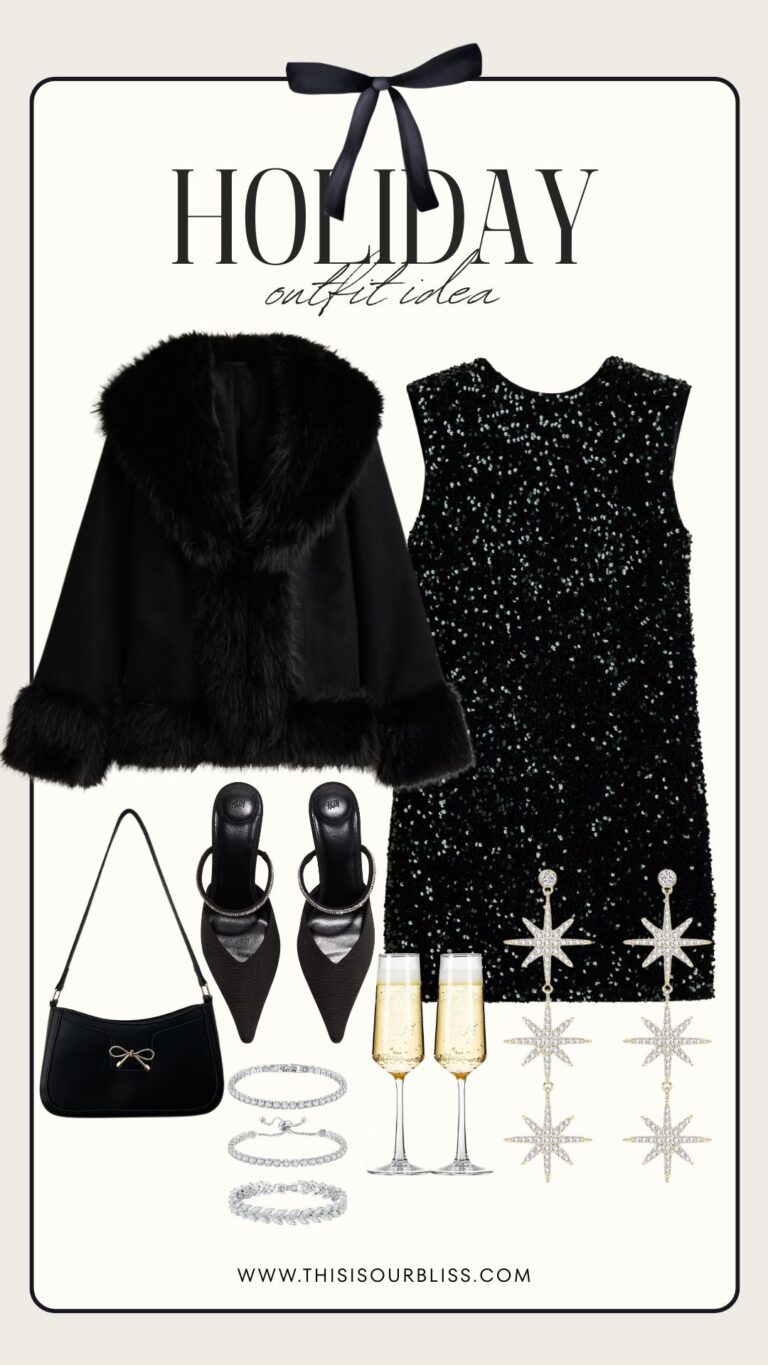 Holiday outfit inspo - dressy holiday style - This is our Bliss - This ...